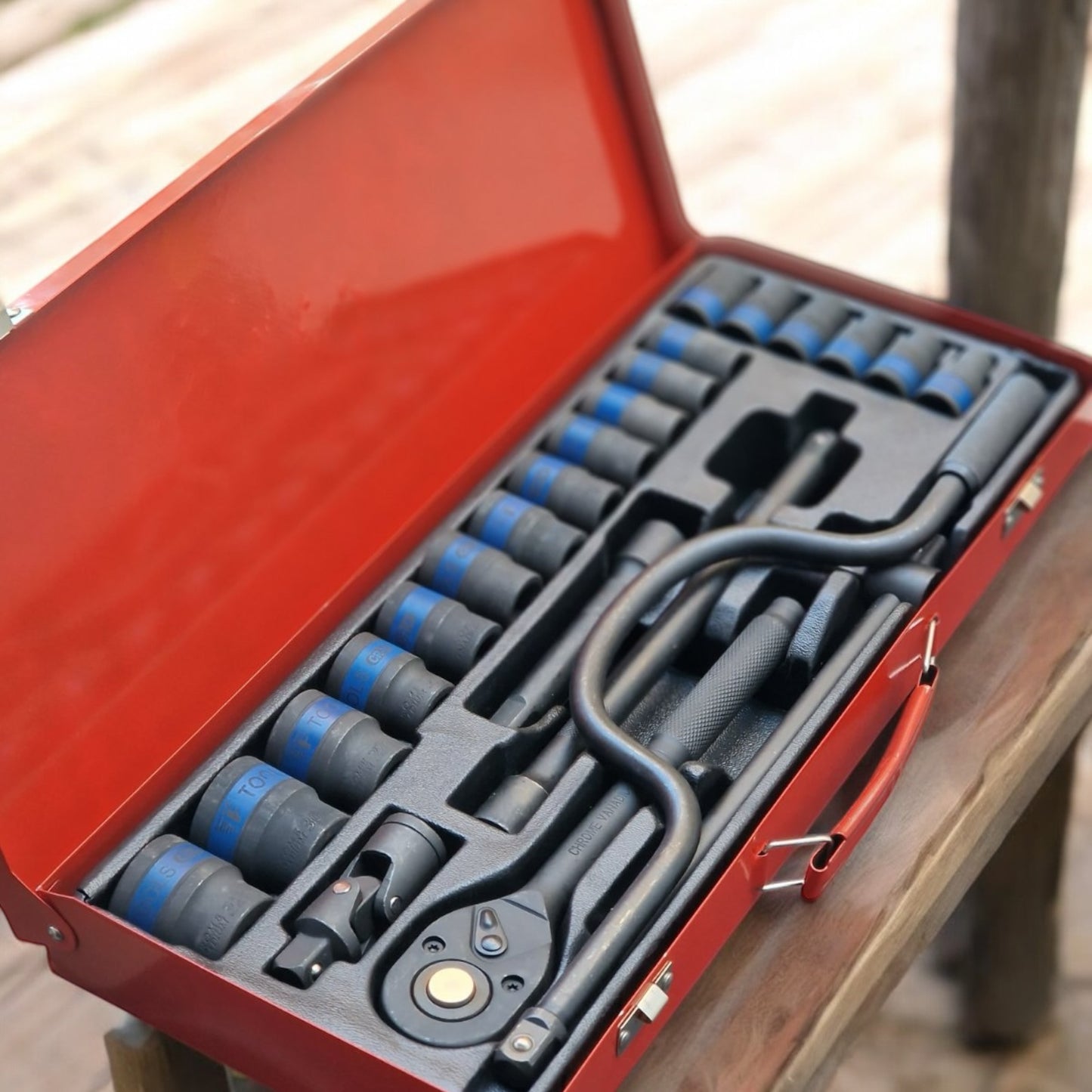 Caisse a douille CRV Noir – ToolBox Express Caisse a douille CRV Noir – ToolBox Express